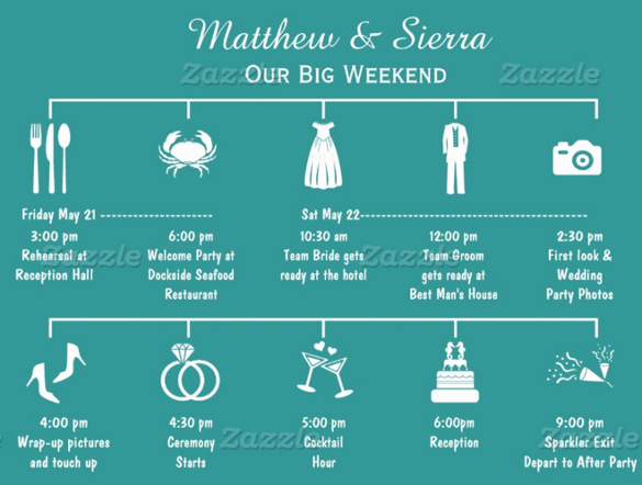 32+ Wedding Timeline Templates -Word, Excel, PDF, PSD, Vector EPS