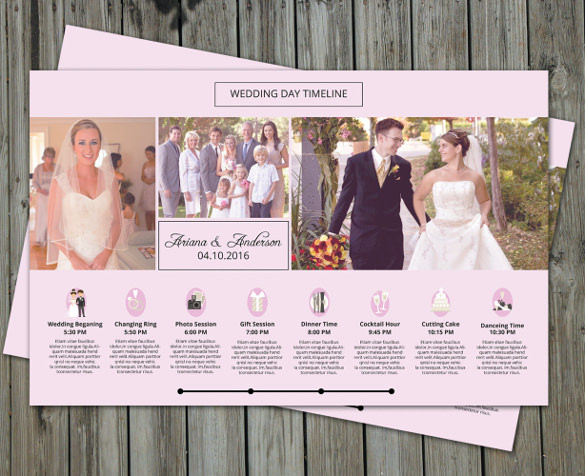 33+ Wedding Schedule Templates & Samples - DOC, PDF, PSD