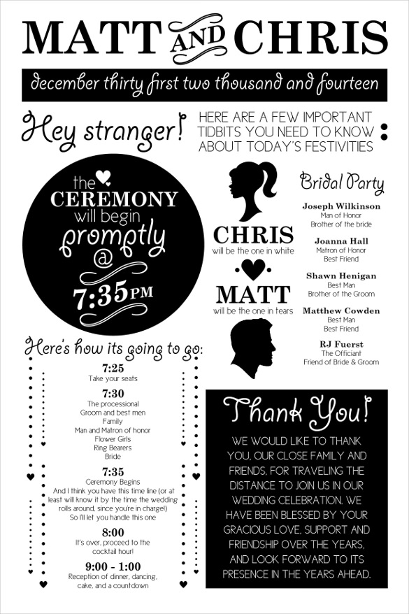 33+ Wedding Schedule Templates & Samples - DOC, PDF, PSD