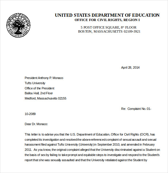 16+ Environment Complaint Letter Templates - Free Sample, Example ...