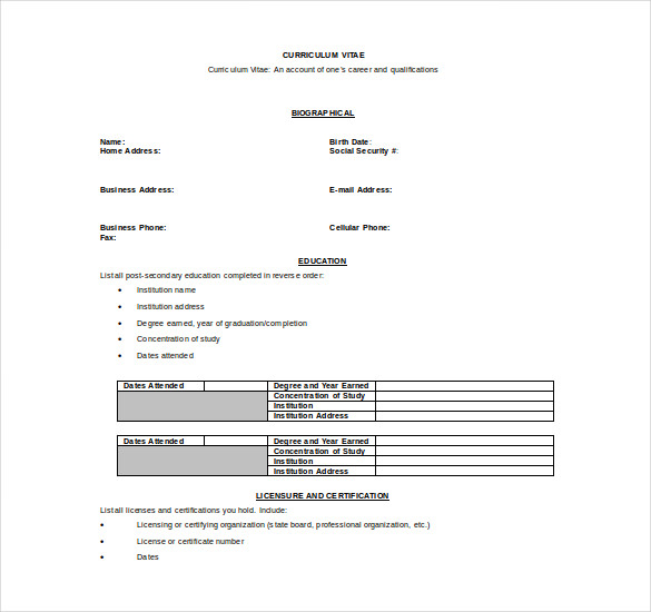 26+ Word Professional Resume Template - Free Download