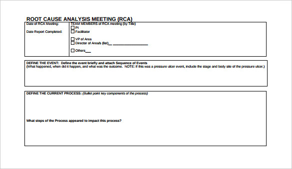 29+ Root Cause Analysis Templates - Word, Apple Pages, Google Docs