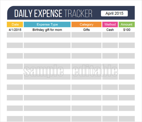 Expense Tracking Template - 18+ Free Word, Excel, PDF Documents Download!