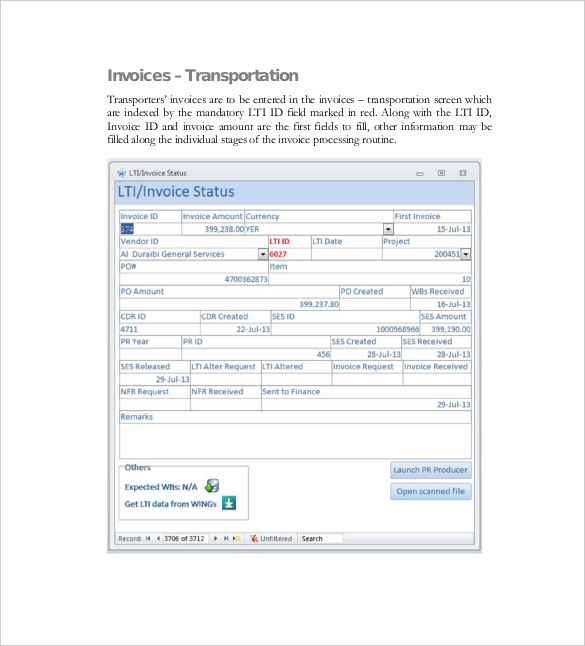 12+ Invoice Tracking Templates - Sample, Example Format Download!
