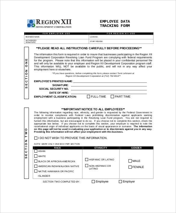 Employee Tracking Template - 11+ Word, Excel, PDF Documents Download!