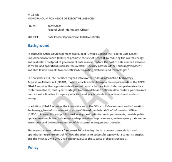 Strategy Memo Template – 12+ Word, PDF, Google Docs Documents Download