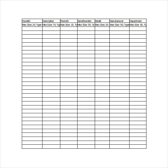 Asset Tracking Template – 8+ Free Word, Excel, PDF Documents Download!