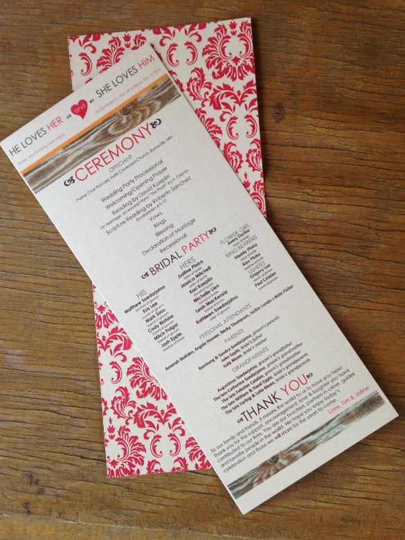 23+ Wedding Ceremony Templates – Free Sample, Example, Format Download