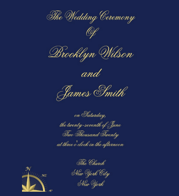 23+ Wedding Ceremony Templates – Free Sample, Example, Format Download