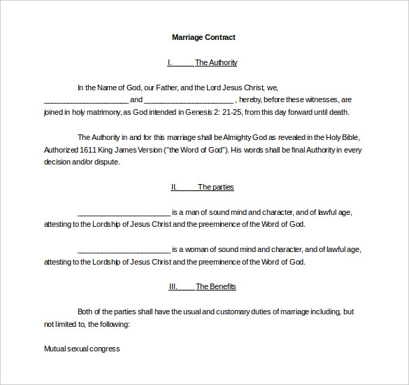 28 Wedding Contract Templates Example Word Google Docs Format Download