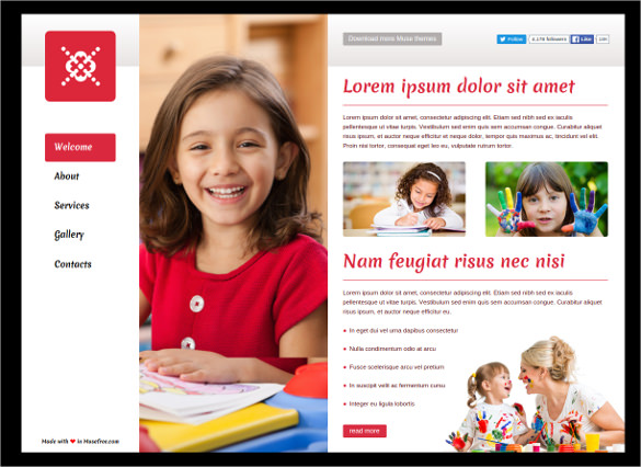 21+ Free Muse Themes & Templates