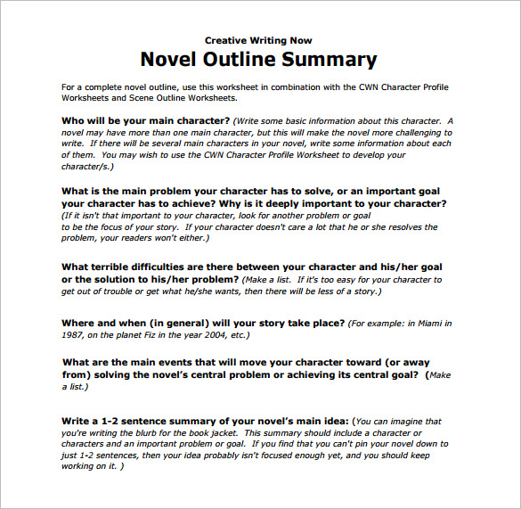 Article Summary Outline
