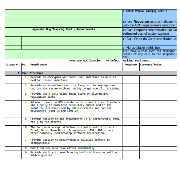 Bug Tracking Template – 4+ Free Word, Excel, PDF Documents Download!