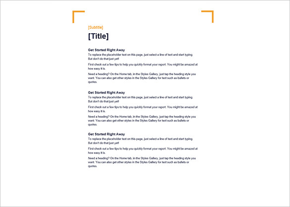 11+ Microsoft Word Free Blank Templates Download