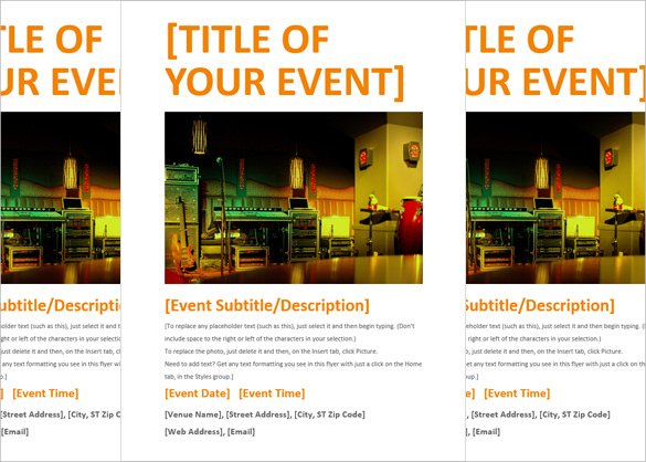 40 Download Event Flyer Templates Word PSD InDesign Apple Pages 