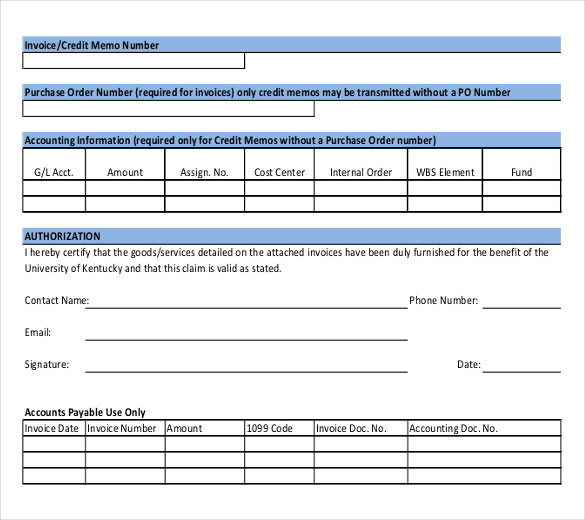 Credit Memo Template - 18+ Free Word, Excel, PDF Documents Download!
