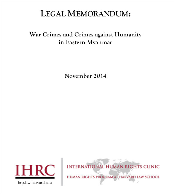 Legal Memo Template - 17+ Word, Excel, PDF Documents Download