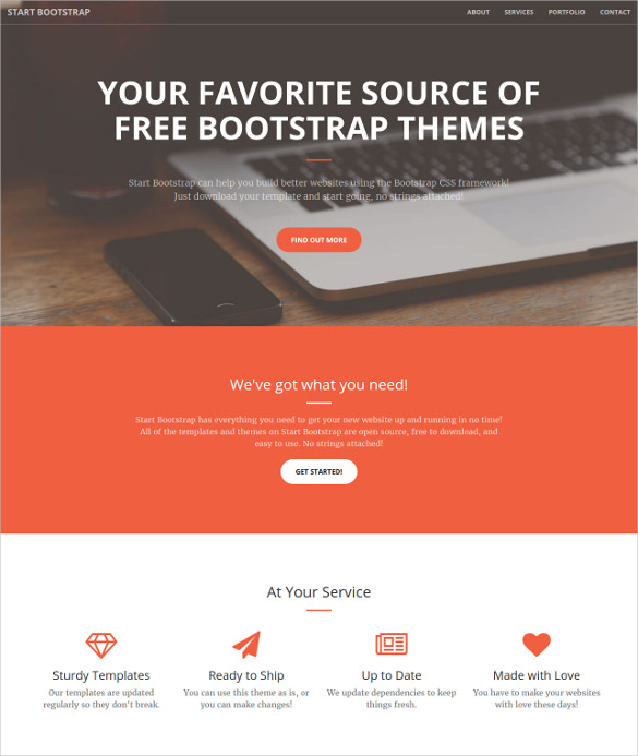 28+ Bootstrap Website Themes & Templates