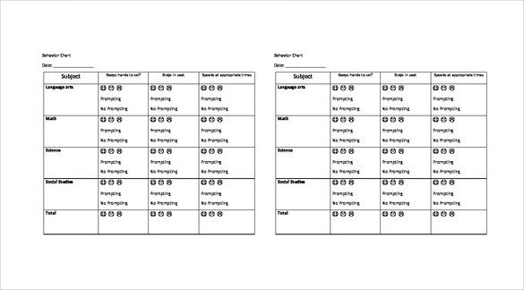 10+ Free Behavior Tracking Template
