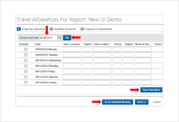 42+ Itinerary Templates Free Microsoft Word Documents Download
