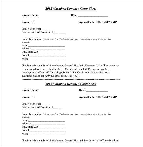 12 Blank Cover Sheet Templates Free Sample Example Format Download 