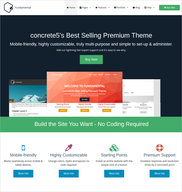 33+ Concrete5 Themes & Templates