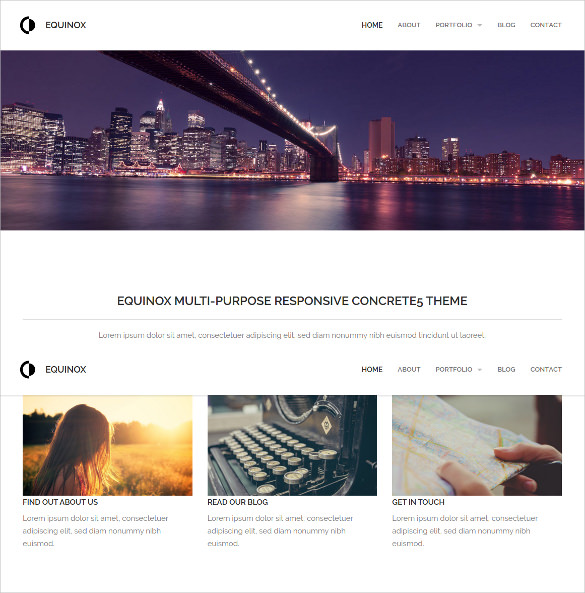 33+ Concrete5 Themes & Templates