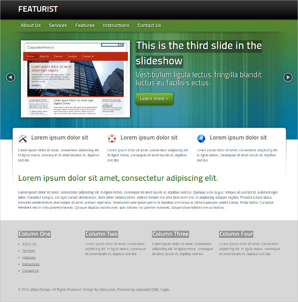 33+ Concrete5 Themes & Templates