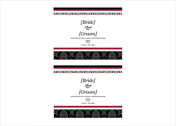 48+ Wedding Templates - Word