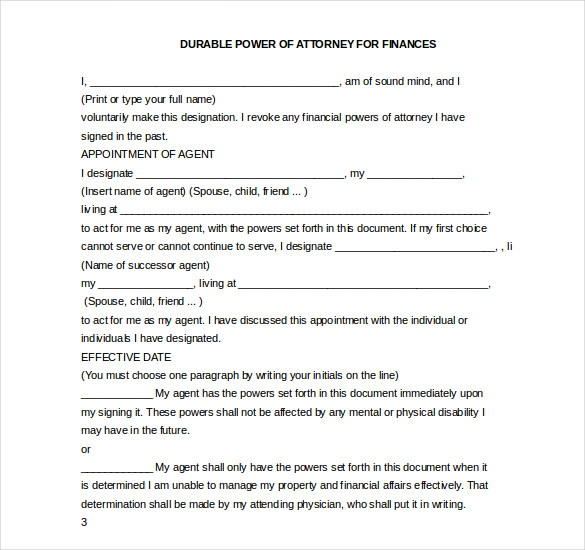 22+ Word Power of Attorney Templates Free Download