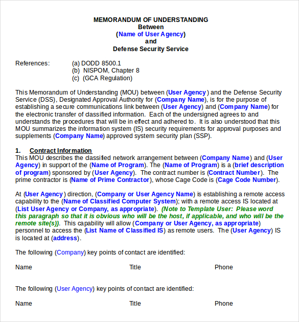 41+ Memorandum of understanding Templates - PDF, Google Docs