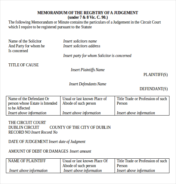 13+ Legal Memo Templates – Sample Word, Google Docs Format Download