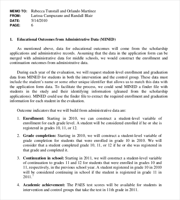 12+ Executive Memo Templates – Sample Word, Google Docs Format Download