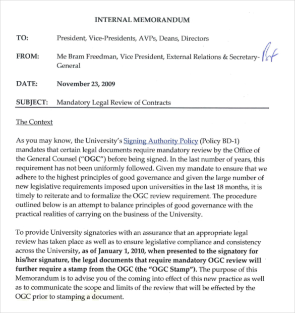 18+ Internal Memo Templates - PDF, Google Docs, Word