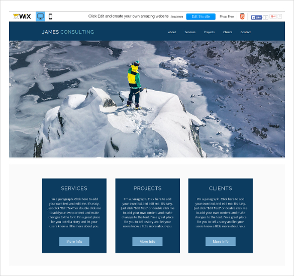 46 Best WIX Themes Templates Free Premium Templates