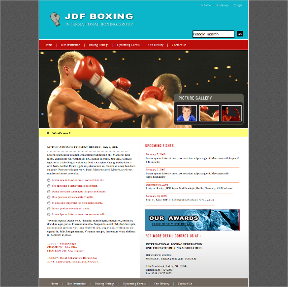 29+ Sports Website Themes & Templates