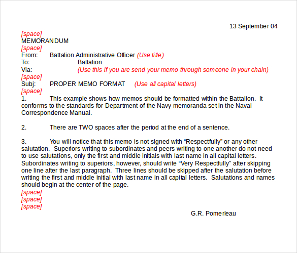 15 Formal Memorandum Templates Sample Word Google Docs Format Download