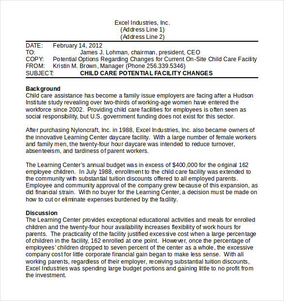 13+ Strategy Memo Templates – Sample Word, Google Docs Format Download