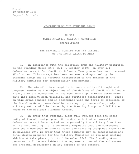 13+ Strategy Memo Templates – Sample Word, Google Docs Format Download