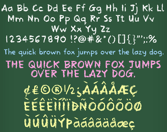 Chalkboard Fonts – 25+ Free TTF, OTF Format Download