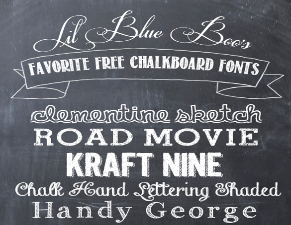 Chalkboard Fonts – 25+ Free TTF, OTF Format Download
