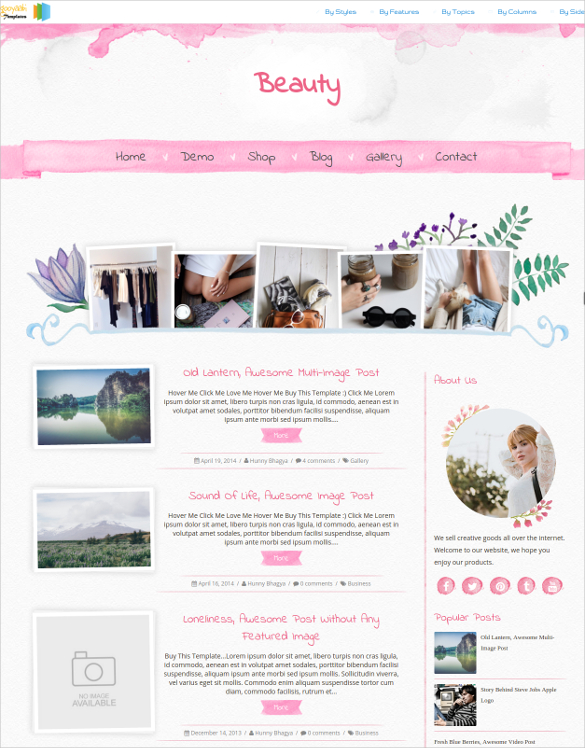 30+ Photography Blog Themes & Templates | Free & Premium Templates
