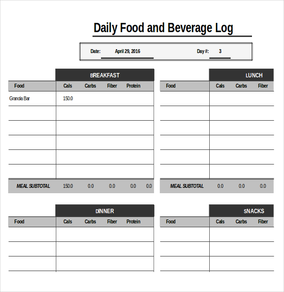 Log Templates – 15+ Free Word, Excel, PDF Documents Download
