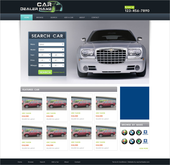 28+ Car Dealer Website Themes & Templates