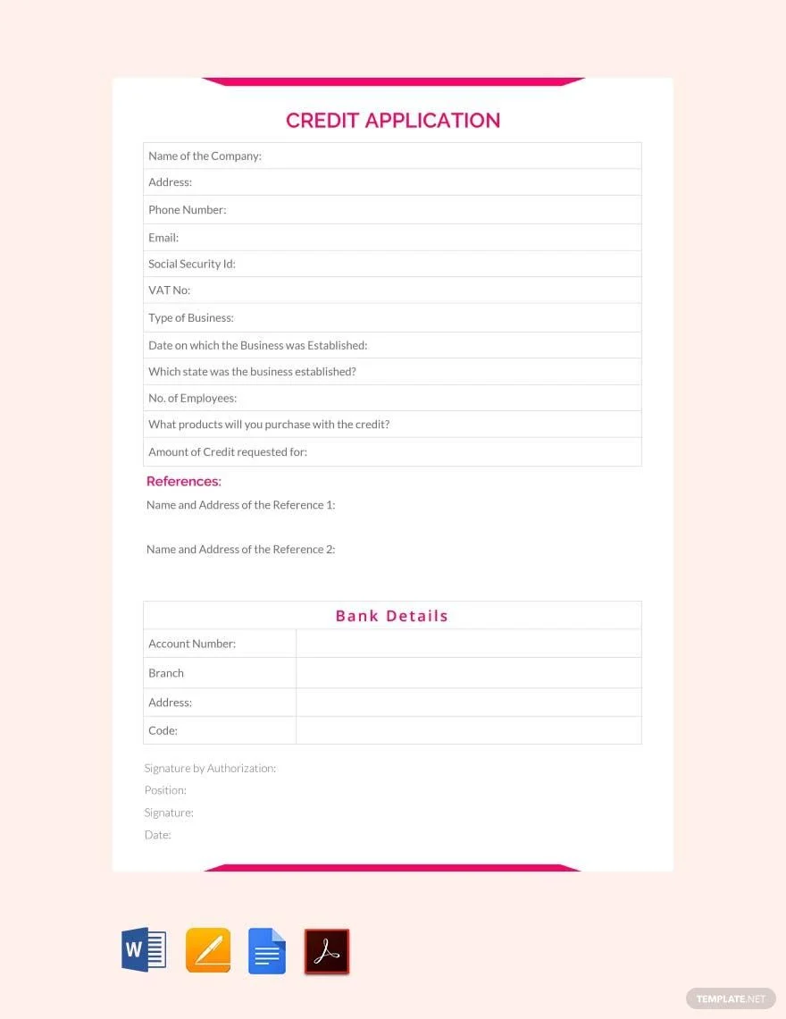 20+ Application Templates - Free Sample, Example, Format