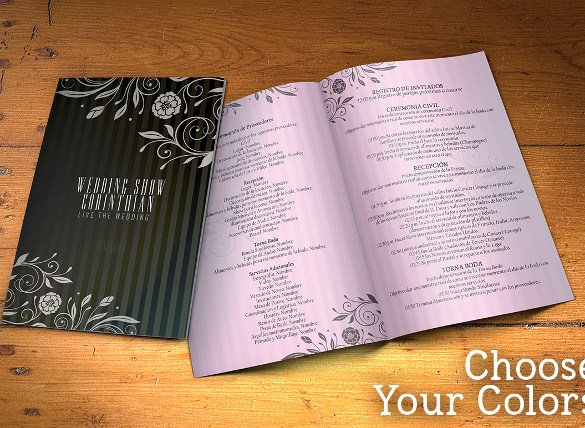 79+ Wedding Program Template - Word, PDF, PSD Documents Download!