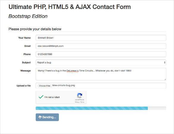 28+ Best PHP Contact Form Templates | Free & Premium Templates