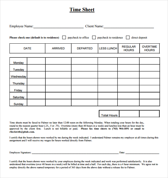 12+ Legal and Lawyer Timesheet Templates – PDF, Word, Excel