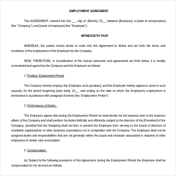 15+ Microsoft Word Agreement Templates Free Download