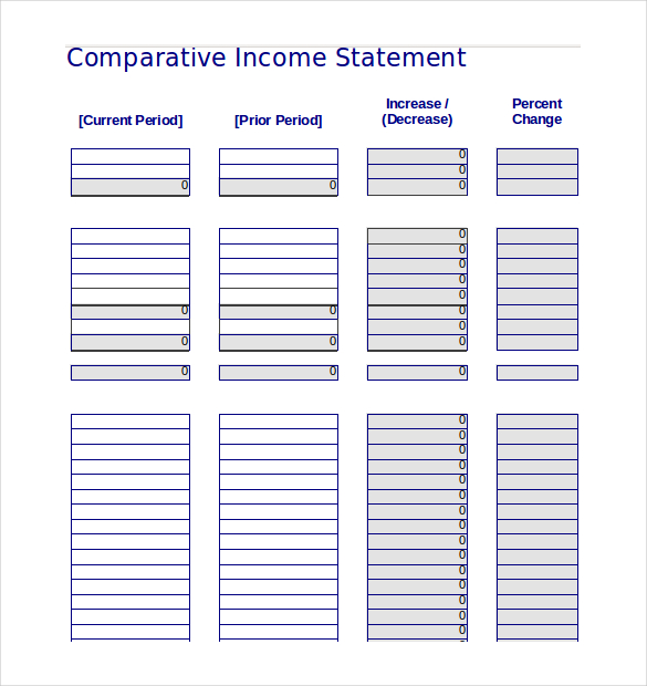 Income Statement Template - 25+ Free Word, Excel, PDF Documents Download